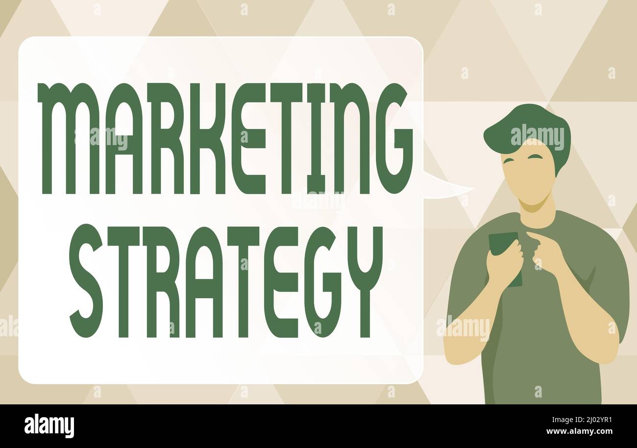 Sign displaying Marketing Strategy. Business concept Scheme on How to ...