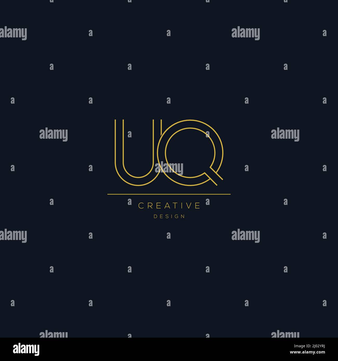 Letter uq logo hi-res stock photography and images - Alamy