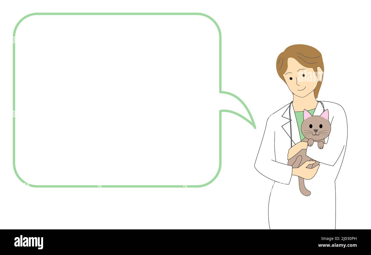 Female doctor speech bubble Cut Out Stock Images & Pictures - Alamy