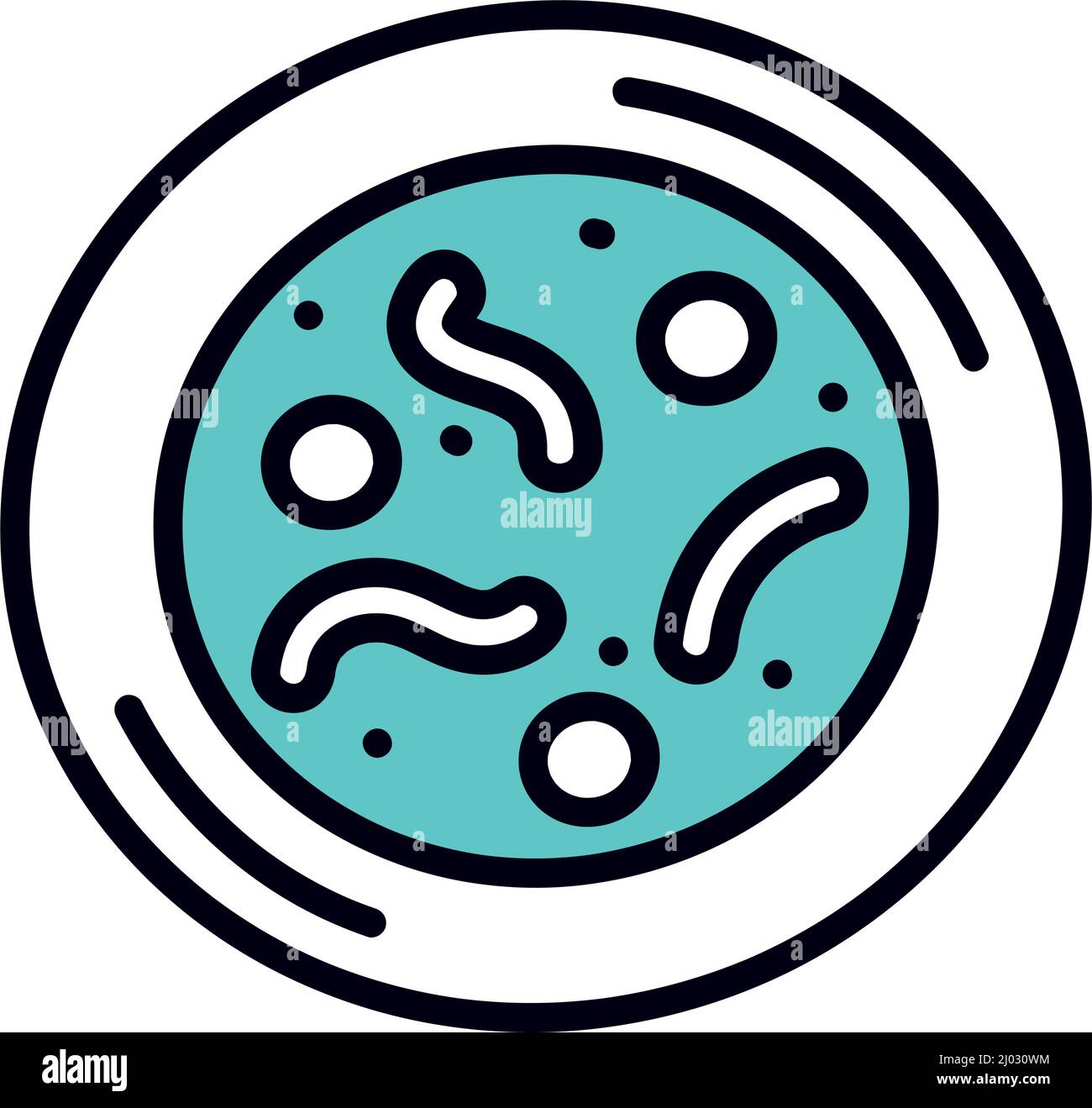 Bacterial culture plate Stock Vector Images - Alamy