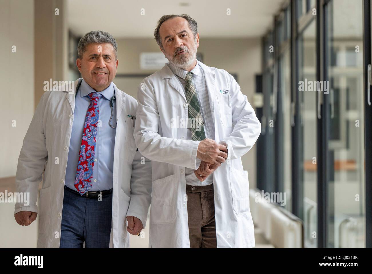 Berlin, Germany. 14th Mar, 2022. EXCLUSIVE - Actor Merab Ninidze (r ...