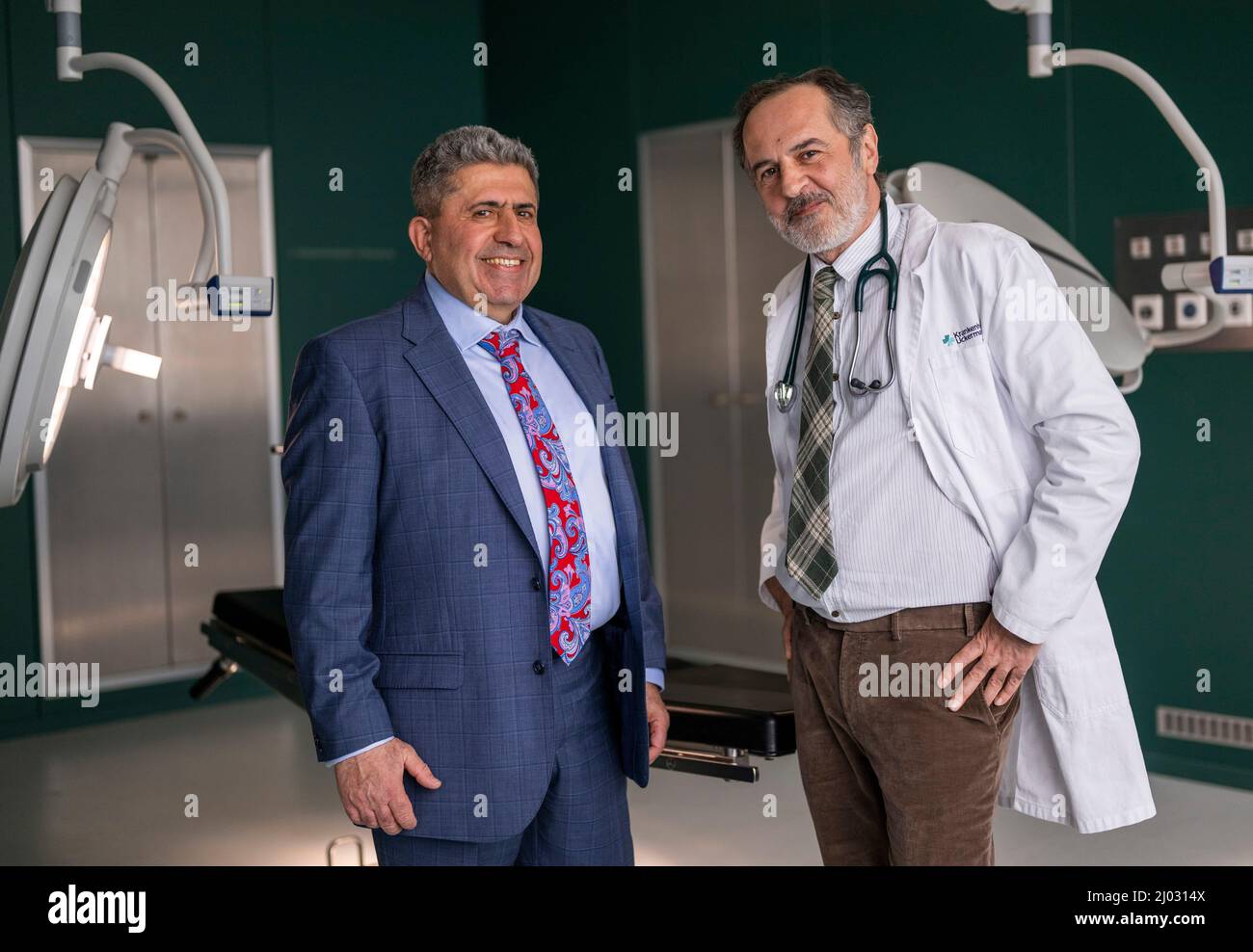 Berlin, Germany. 14th Mar, 2022. EXCLUSIVE - Actor Merab Ninidze (r ...