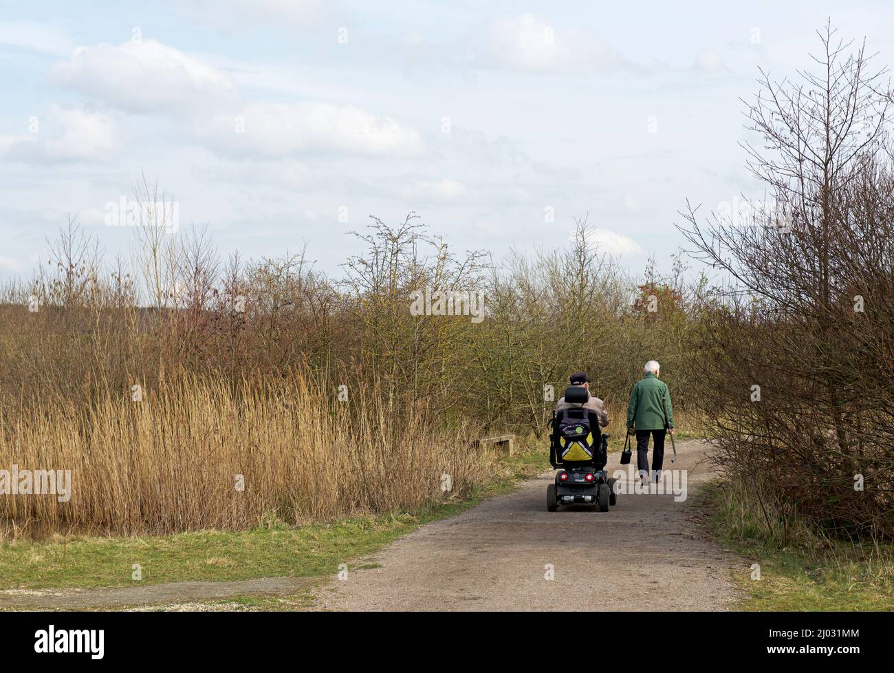Old Moor, an RSPB nature reserve in the Dearne Valley, near Wombwell ...