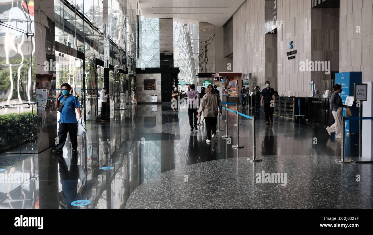 Sathorn Square Office Tower Lobby Sathorn, Square One, Sathorn Square ...