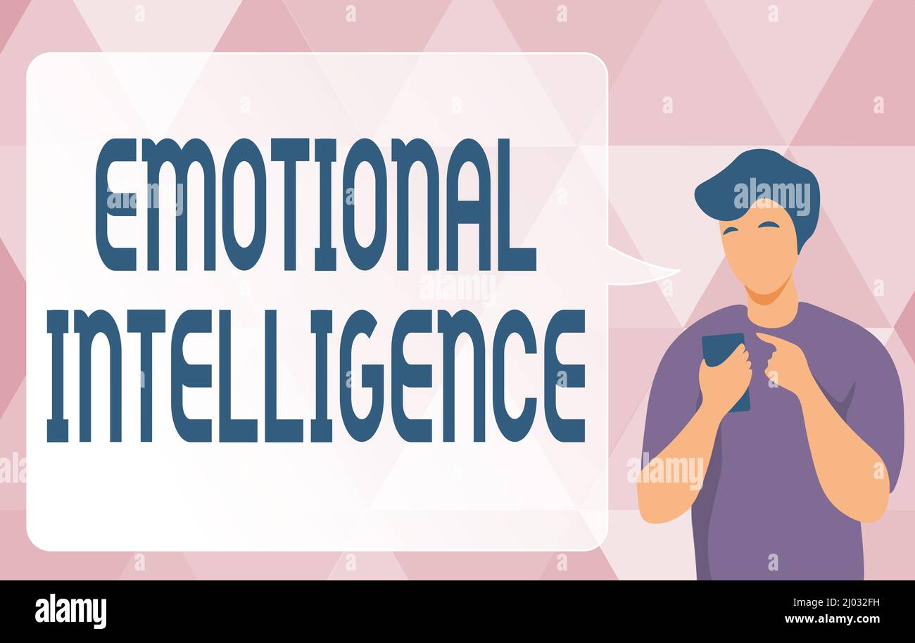 Conceptual display Emotional Intelligence. Conceptual photo Self and ...