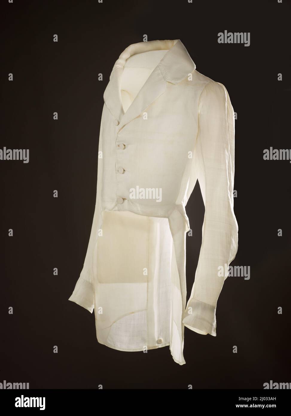 Tail Coat. United States, circa 1825. Costumes; principal attire (upper ...