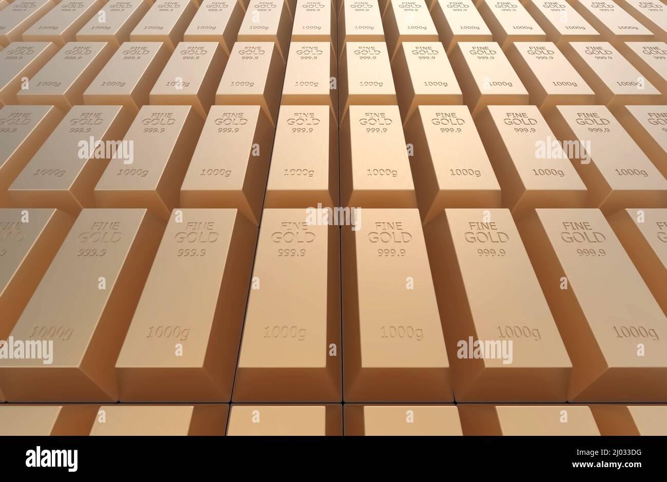 gold bar ingot isolated white background texture 3d illustration ...