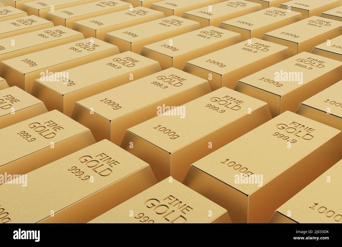 gold bar ingot isolated white background texture 3d illustration ...