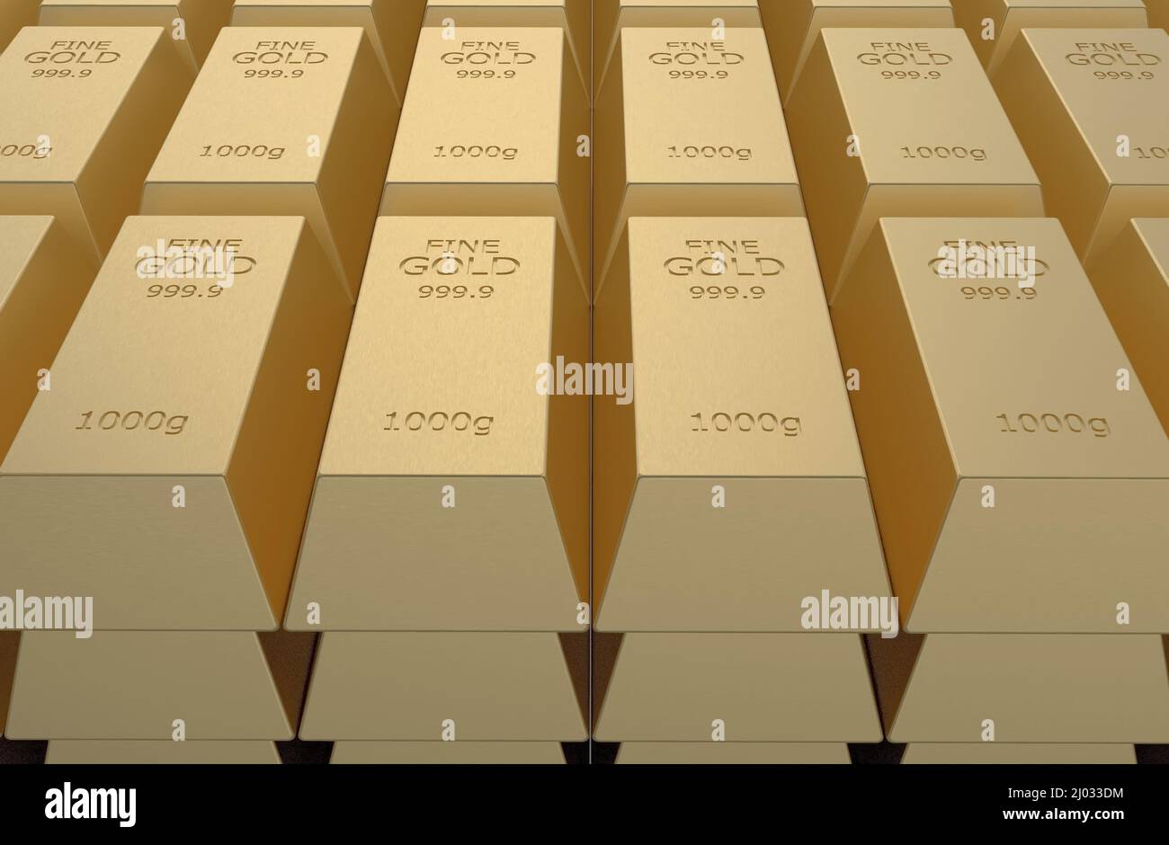 gold bar ingot isolated white background texture 3d illustration ...