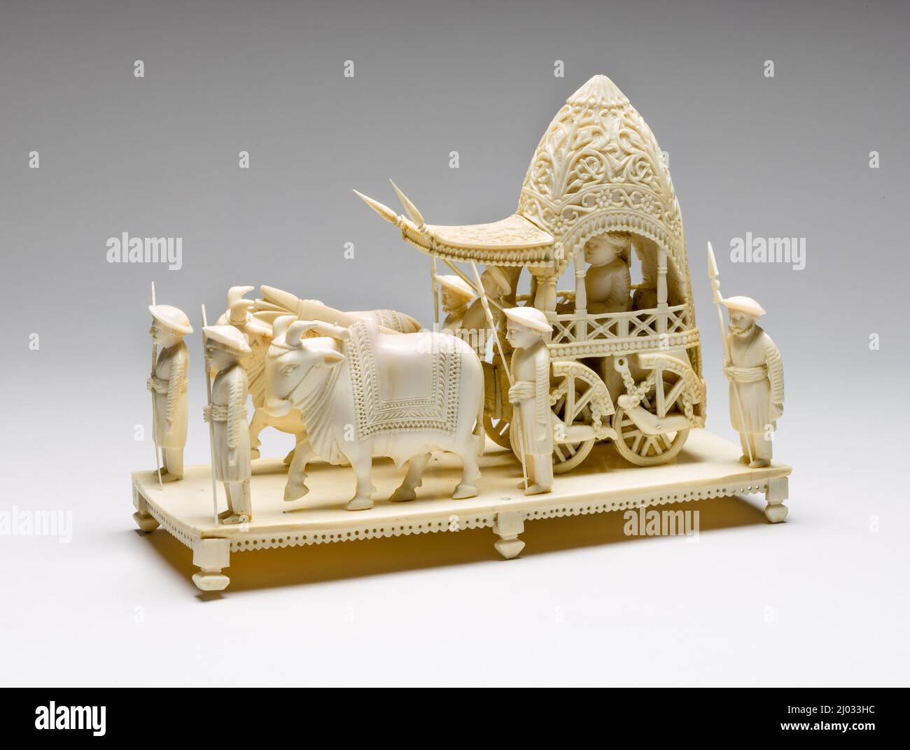 Royal Processional Cart. India, West Bengal, Murshidabad, Late 19th ...