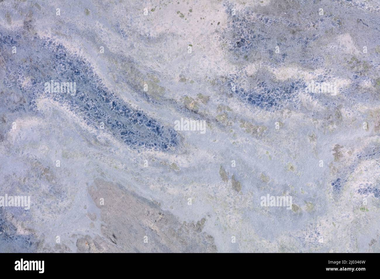 Azul Extra - natural polished blue calcite stone slab, texture for ...