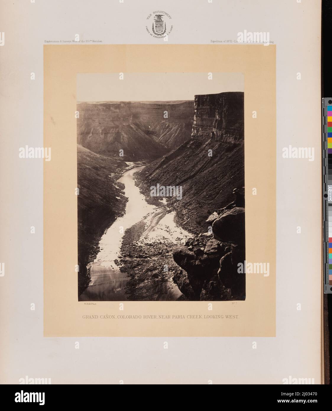 Grand Canon, Colorado River Near Paria Creek, West. William Abraham ...