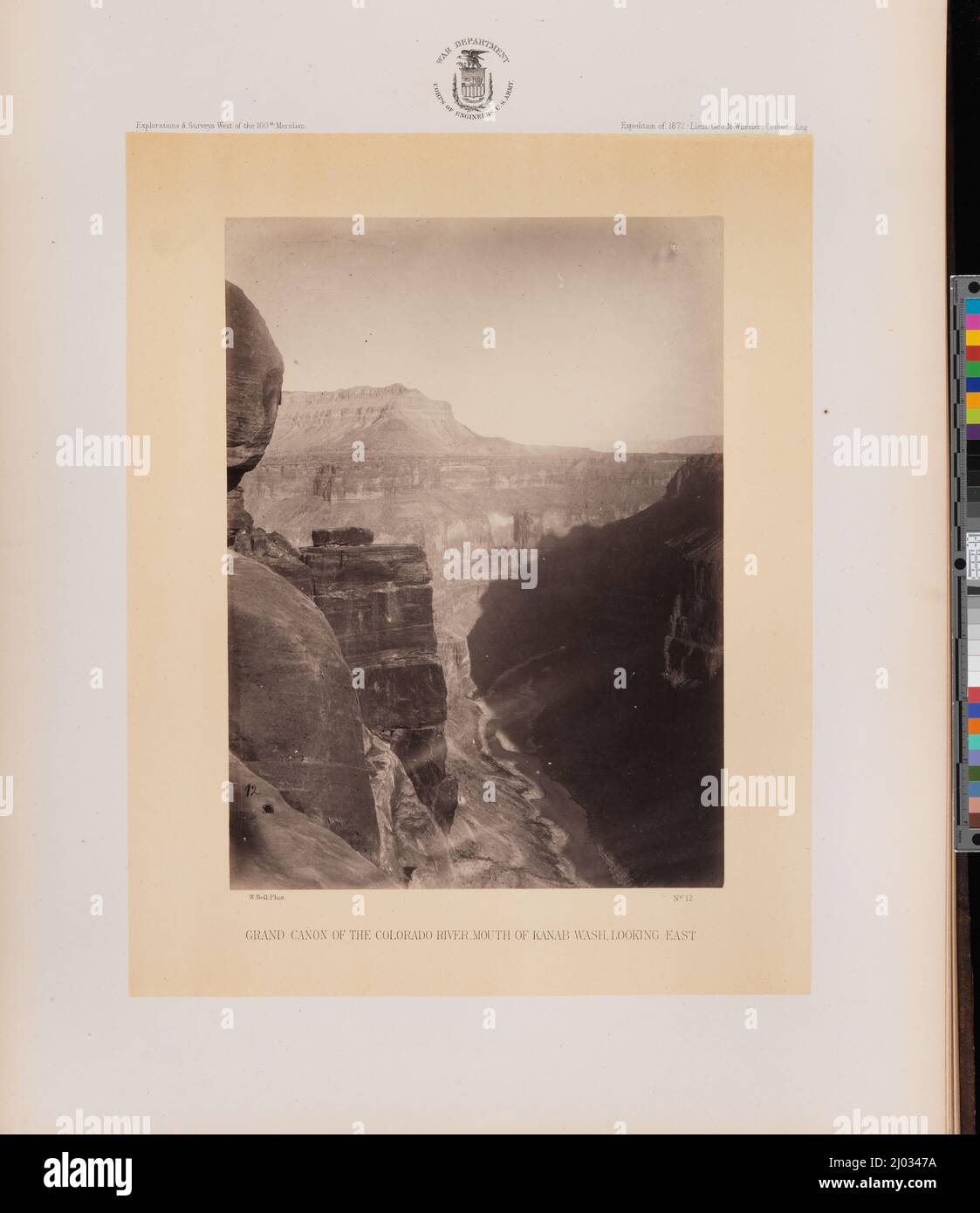 Grand Canon Of Colorado, Mouth Of Kanab, Looking East. William Abraham ...