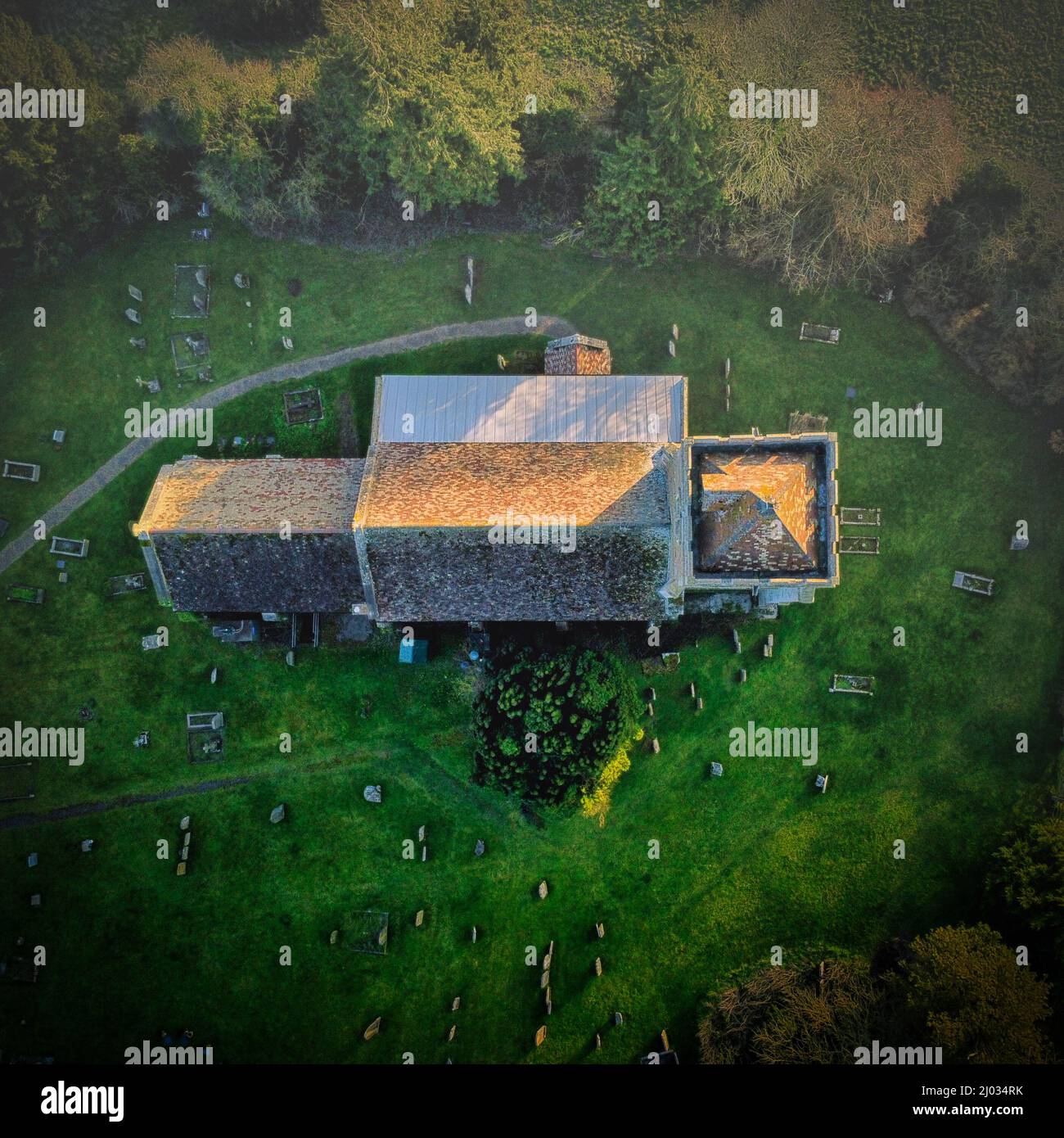 Caxton church England Stock Photo - Alamy