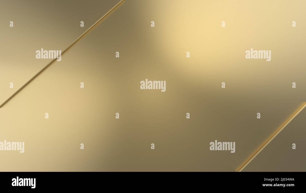 gold presentation template 3d illustration rendering Stock Photo - Alamy