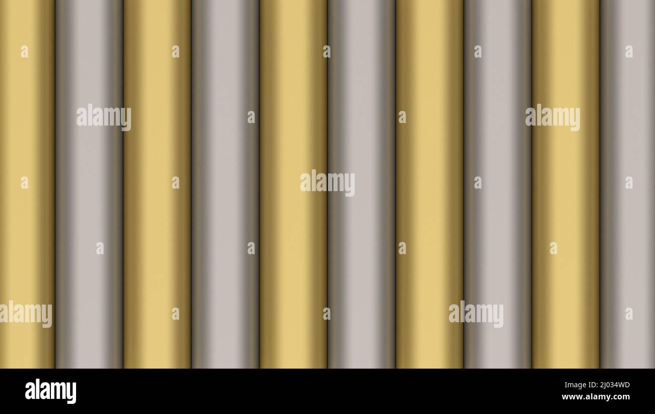 silver gold pattern background 3d illustration rendering Stock Photo ...