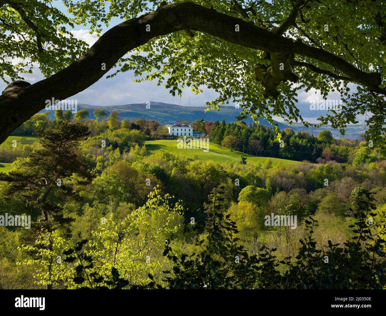 Malone House in Barnetts Park, Lagan Valley Regional Park, Belfast ...