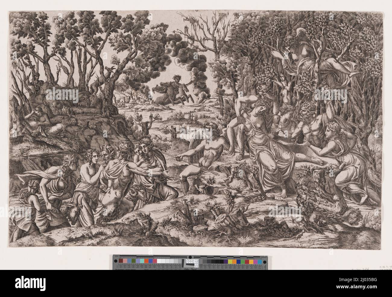The Death of Procris. Master of the Black Eye (France, Fontainebleau ...
