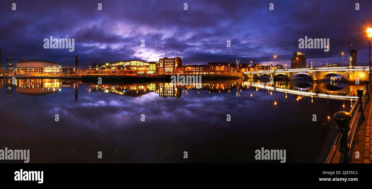 Laganside, Belfast, County Antrim, Northern Ireland Stock Photo - Alamy