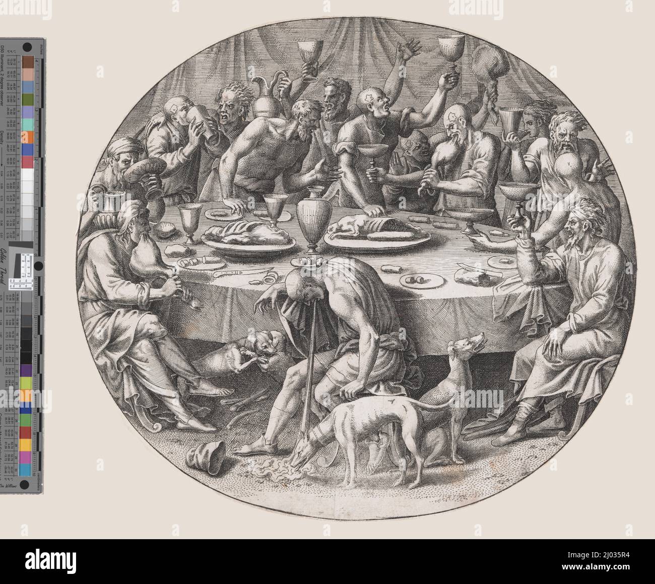 Gluttony engraving hi-res stock photography and images - Alamy