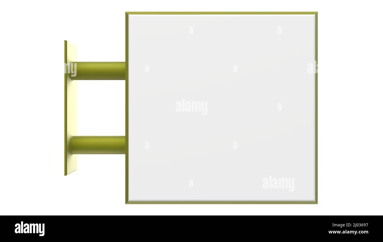 yellow signal mockup template 3d illustration rendering Stock Photo - Alamy