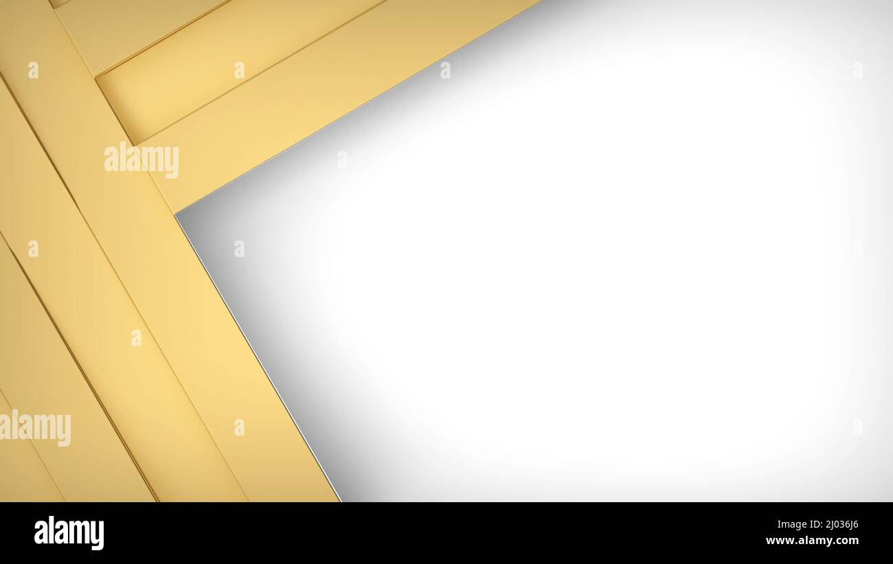 gold template for graphic design 3d illustration rendering white space ...