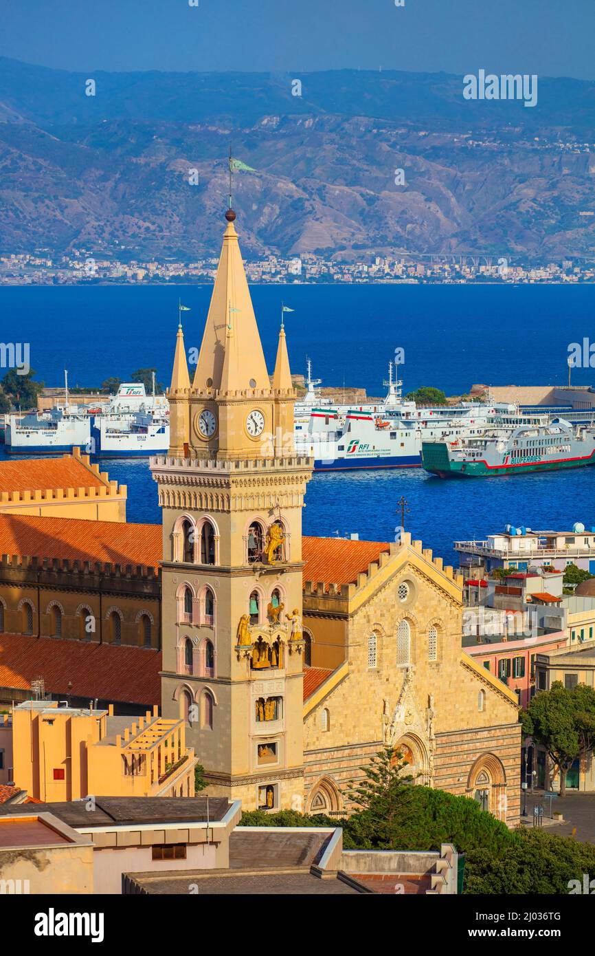 The bell tower of messina cathedral hi-res stock photography and images ...