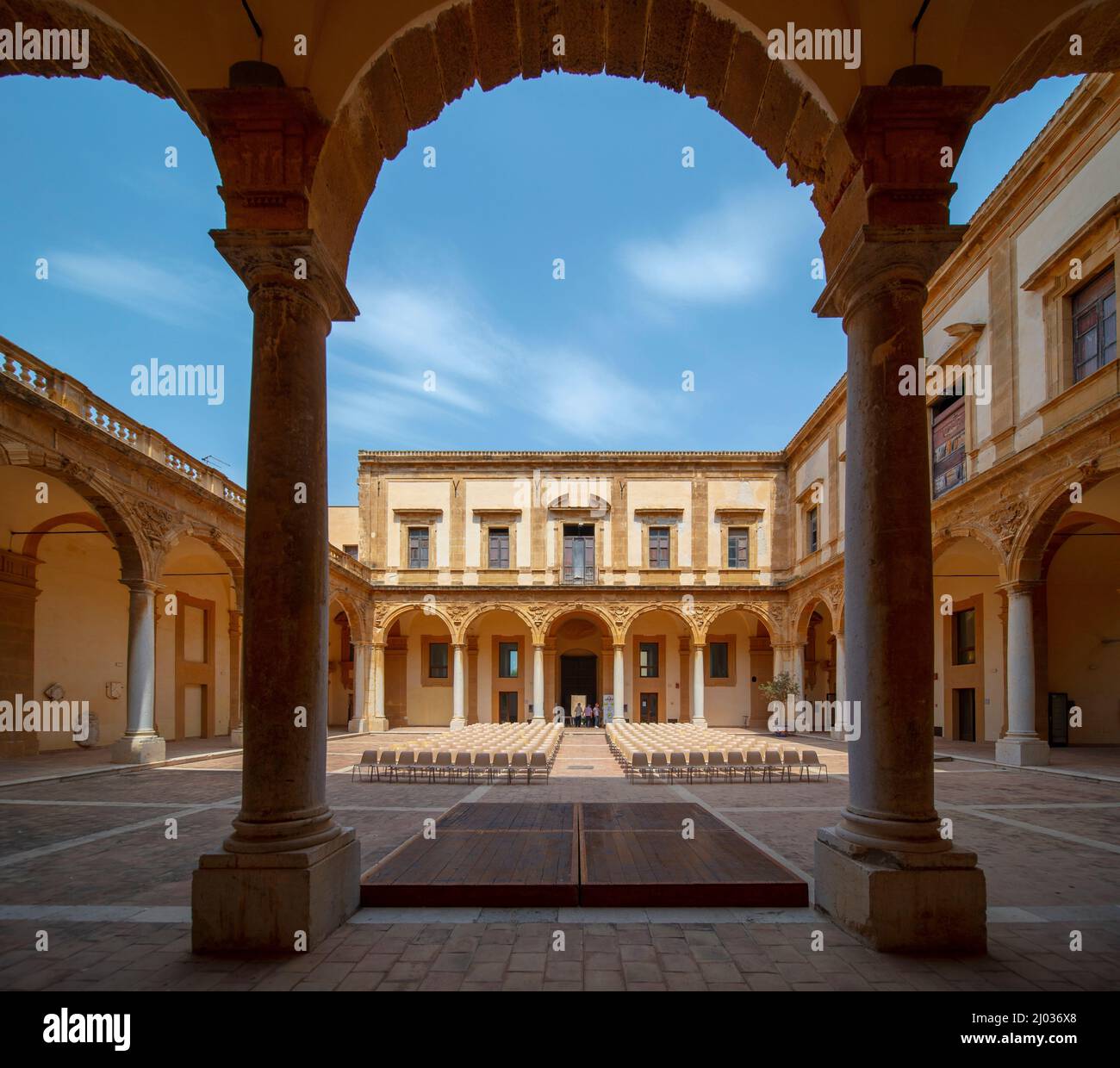 Jesuit College, Mazara del Vallo, Trapani, Sicily, Italy, Europe Stock ...