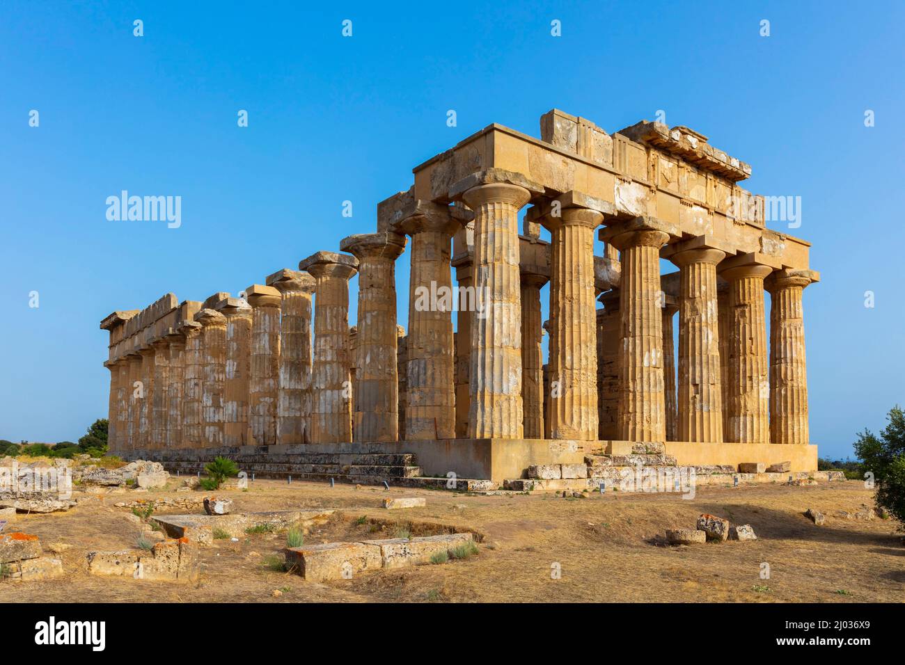 Temple E (Temple of Hera) (Heraion), Selinunte, Castelvetrano, Trapani ...
