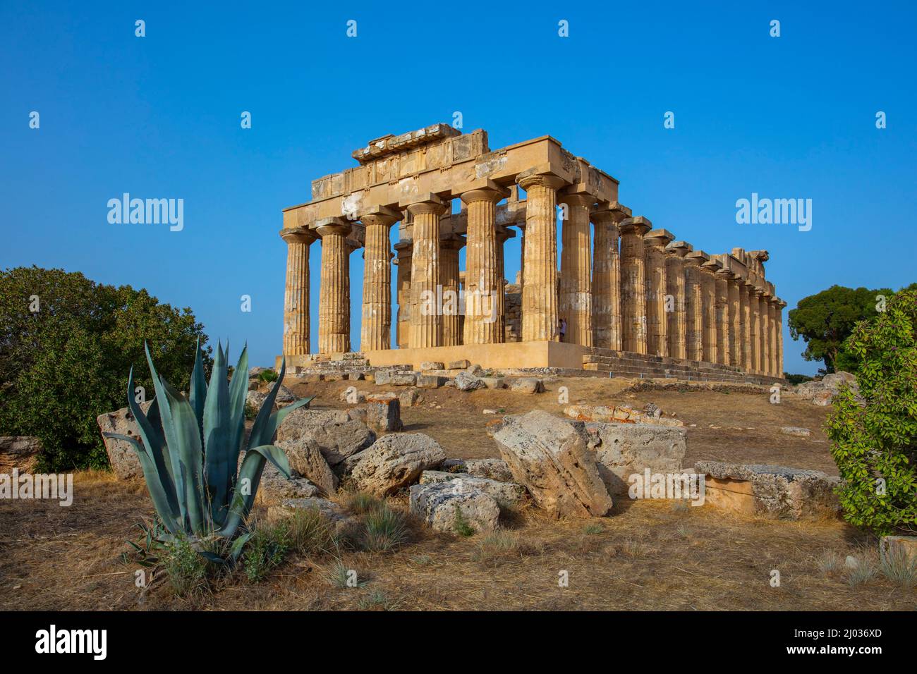 Temple E (Temple of Hera) (Heraion), Selinunte, Castelvetrano, Trapani ...