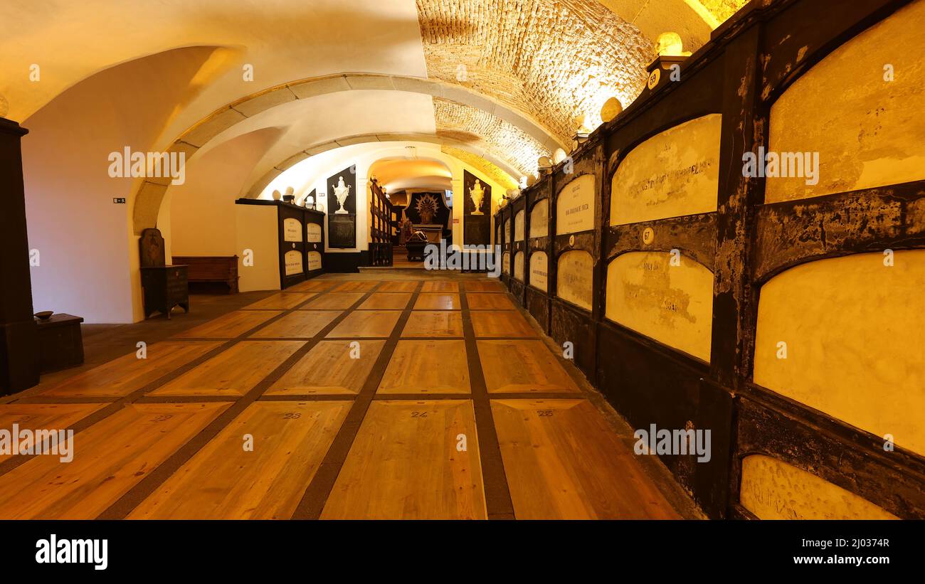 Catacombs of the Igreja de São Francisco, Porto, Portugal Stock Photo ...