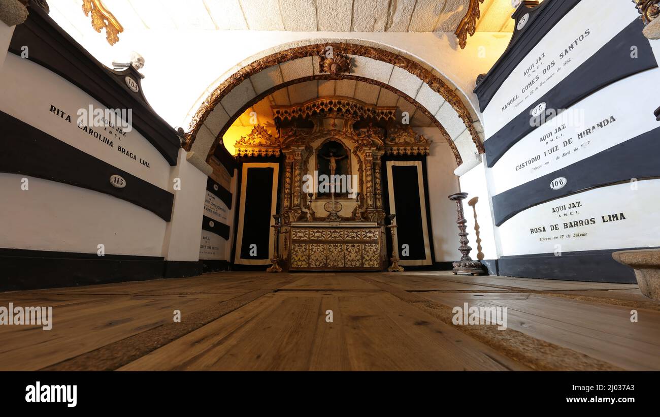 Catacombs of the Igreja de São Francisco, Porto, Portugal Stock Photo ...