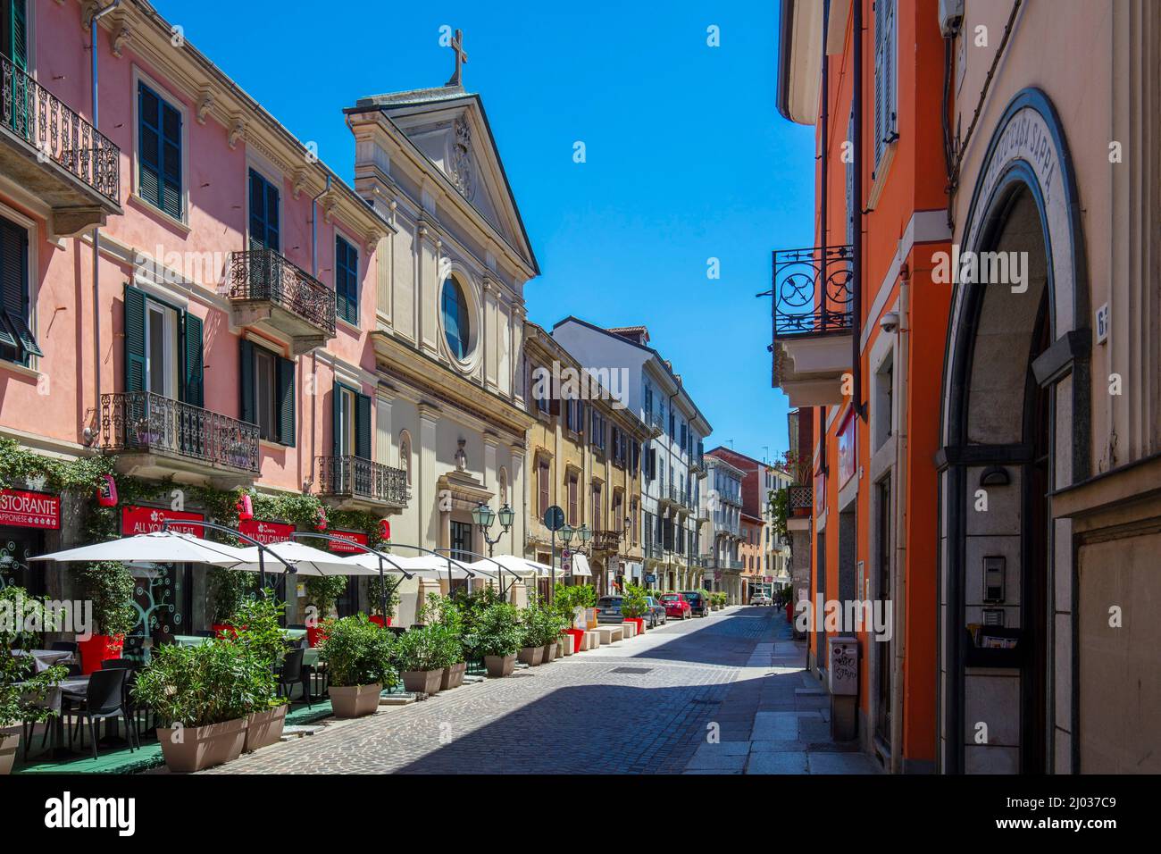 Via San GIacomo della Vittoria, Alessandria, Piedmont, Italy, Europe ...
