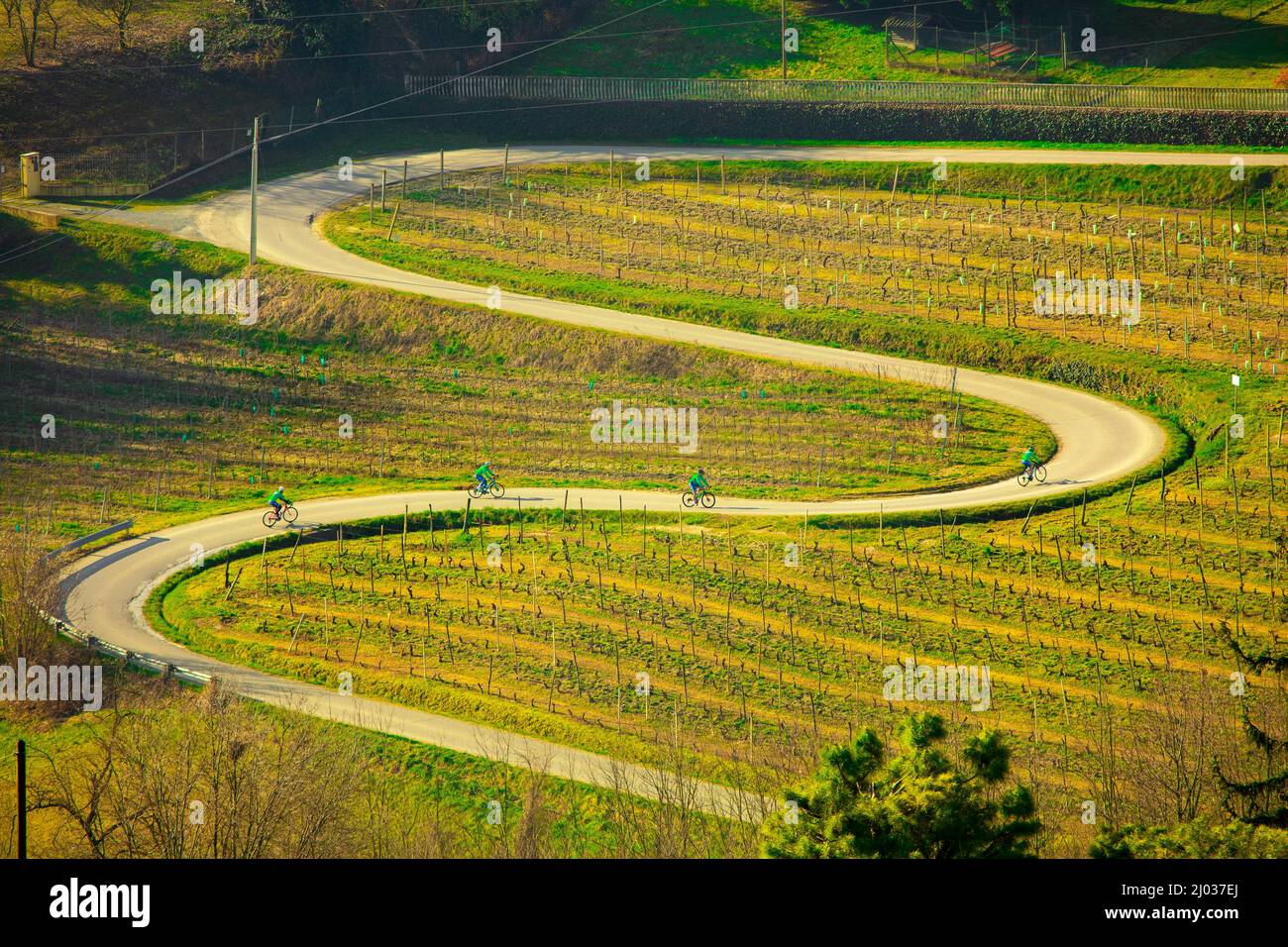 The panoramic route, Canelli, Piedmont, Italy, Europe Stock Photo - Alamy