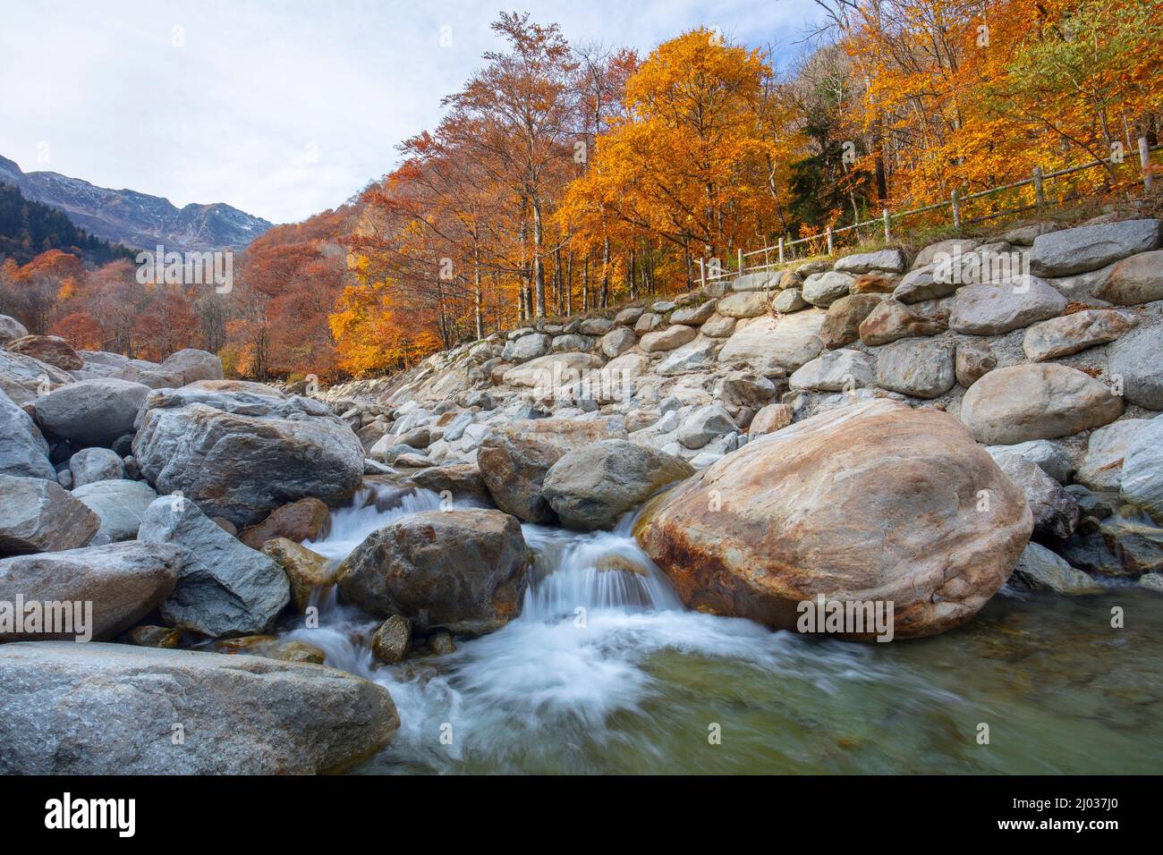 Cervo River, Valle Cervo, Biella, Piedmont, Italy, Europe Stock Photo ...