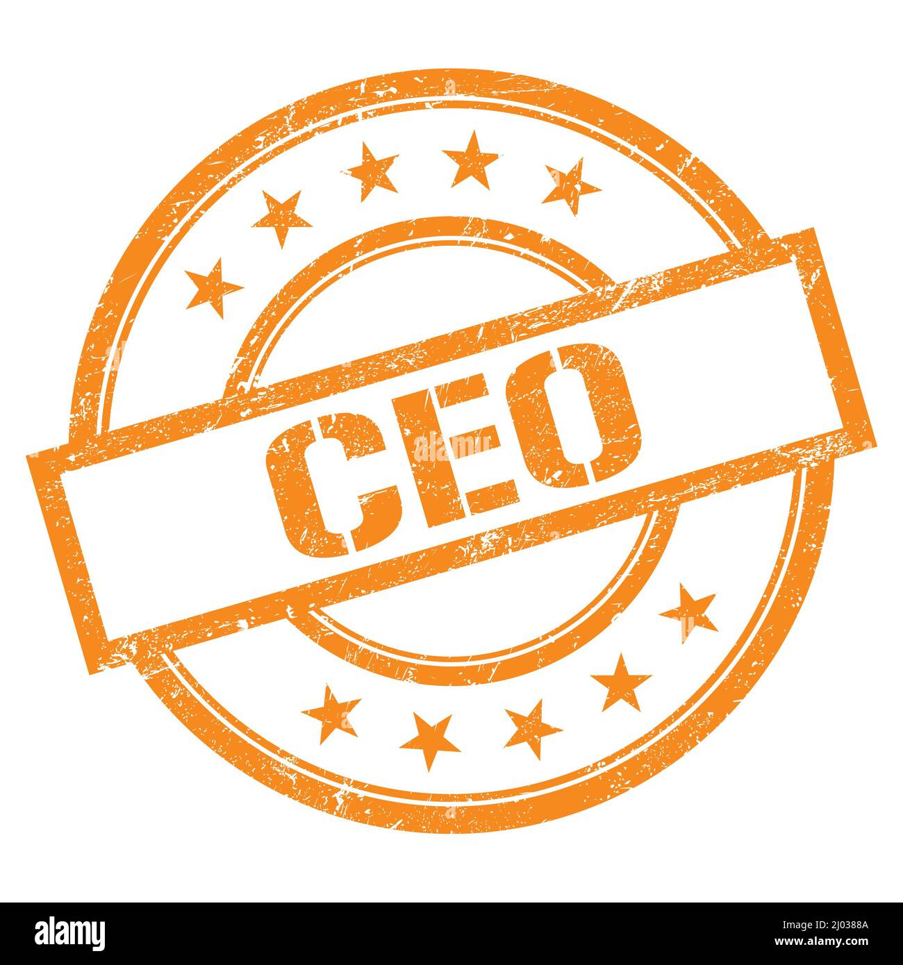 CEO text written on orange round vintage rubber stamp Stock Photo - Alamy
