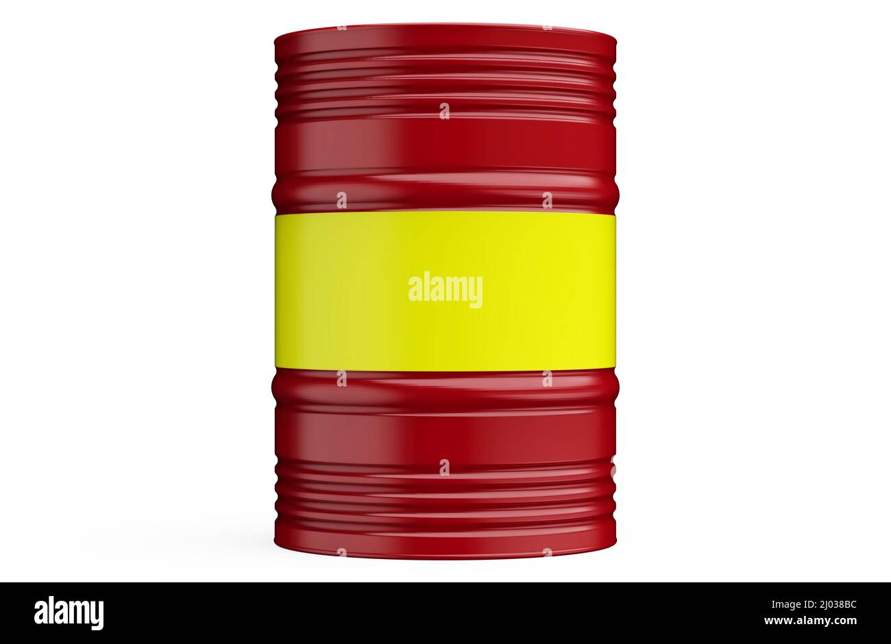 oil industry red metal containers 3d illustration rendering Stock Photo ...