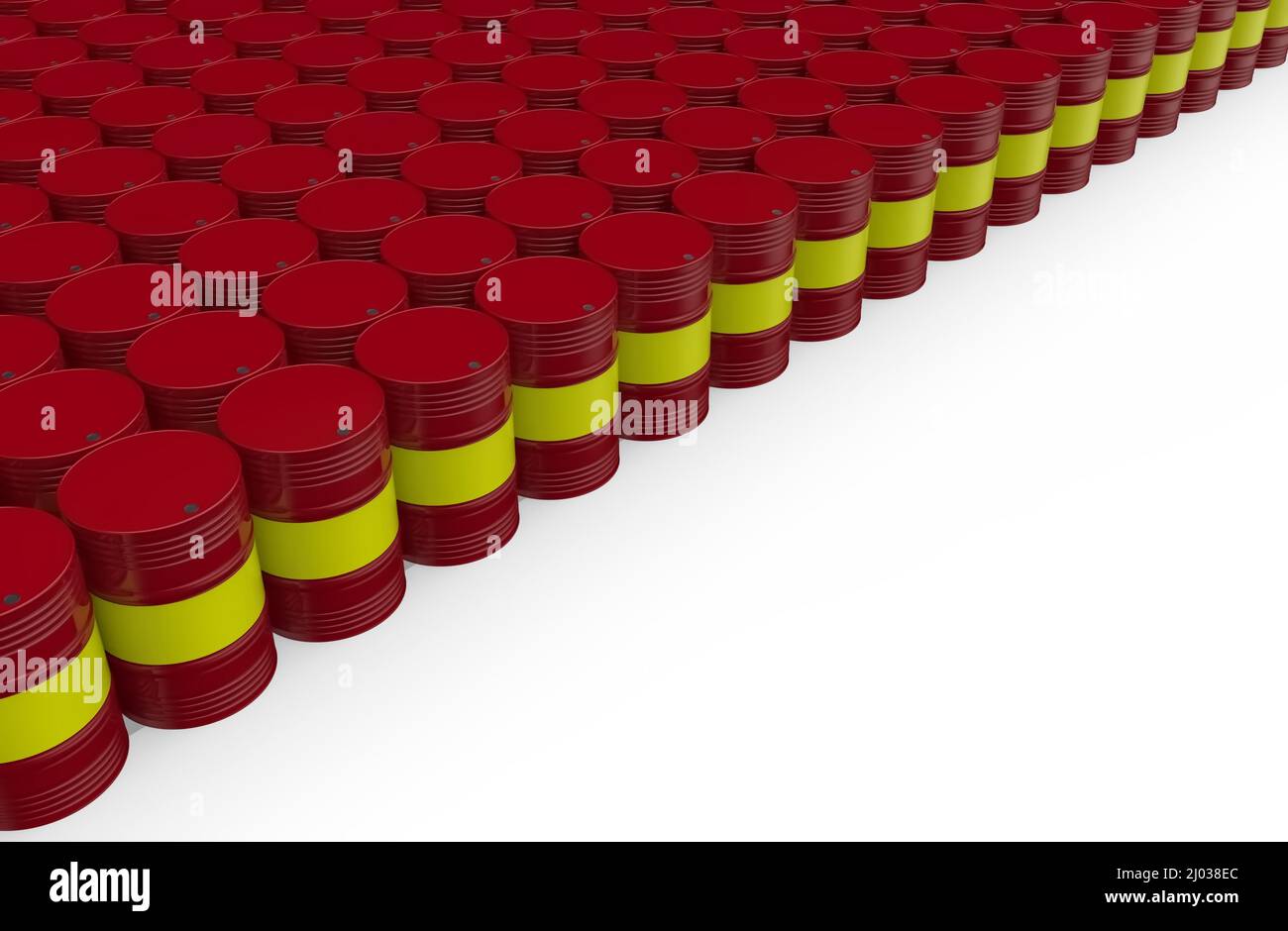 oil red industry metal containers illustration 3d rendering Stock Photo ...