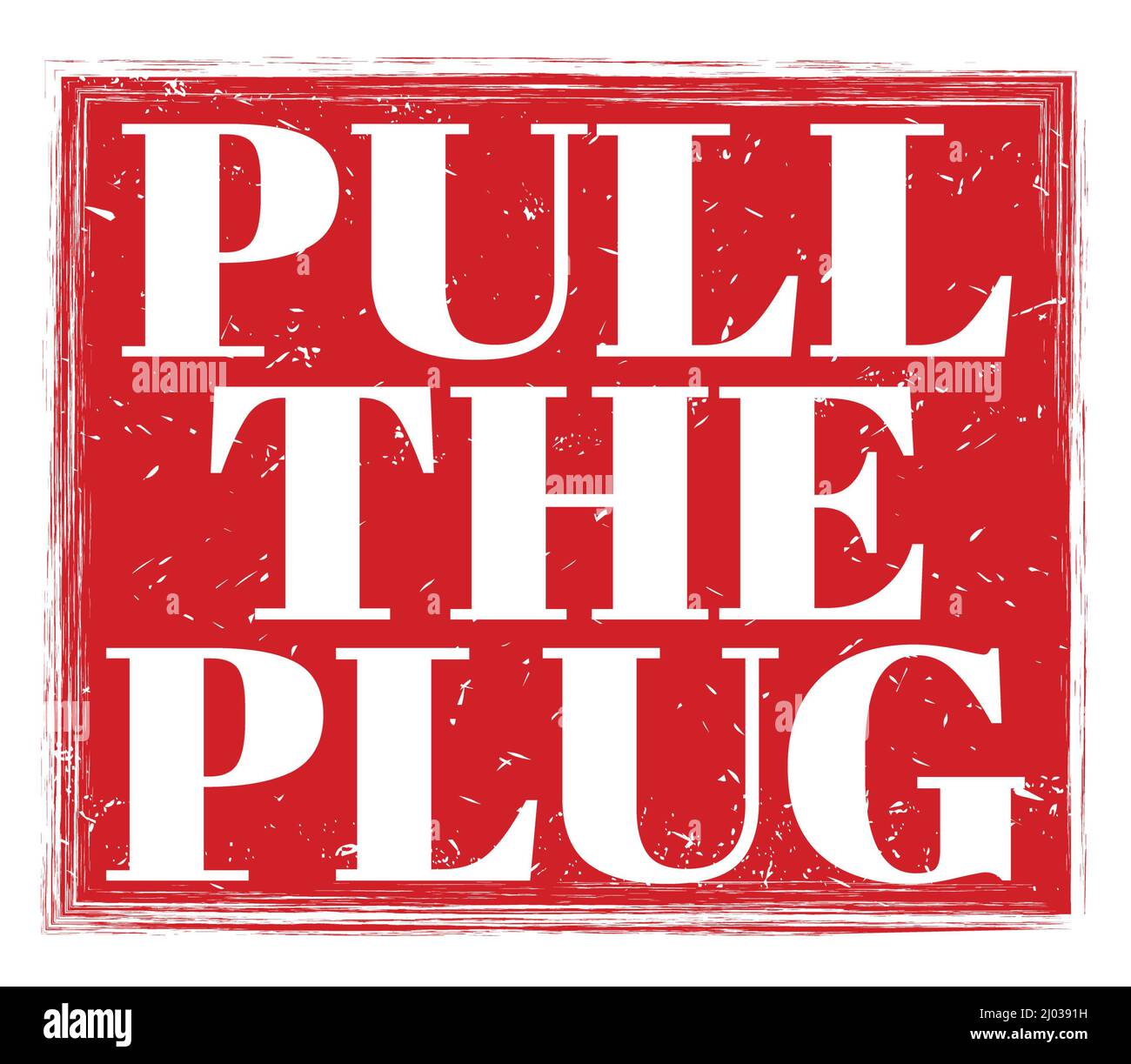 Pull the plug hi-res stock photography and images - Alamy