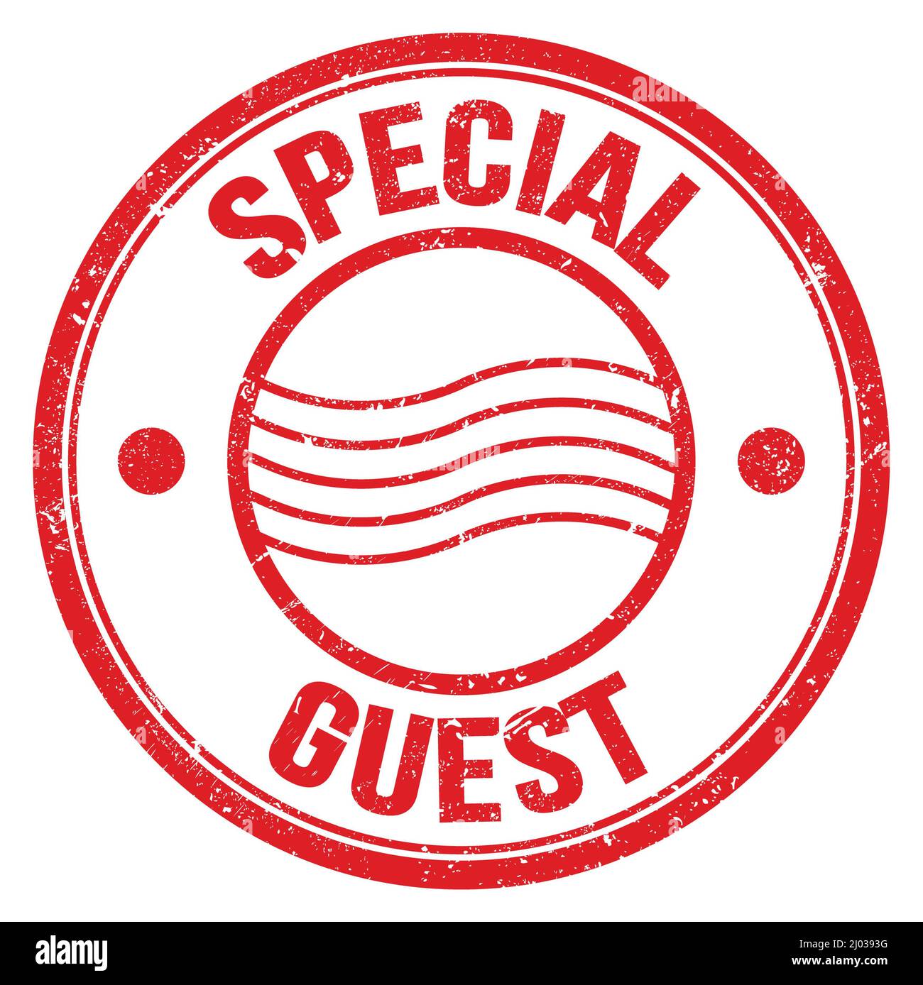 SPECIAL GUEST text written on red round postal stamp sign Stock Photo ...