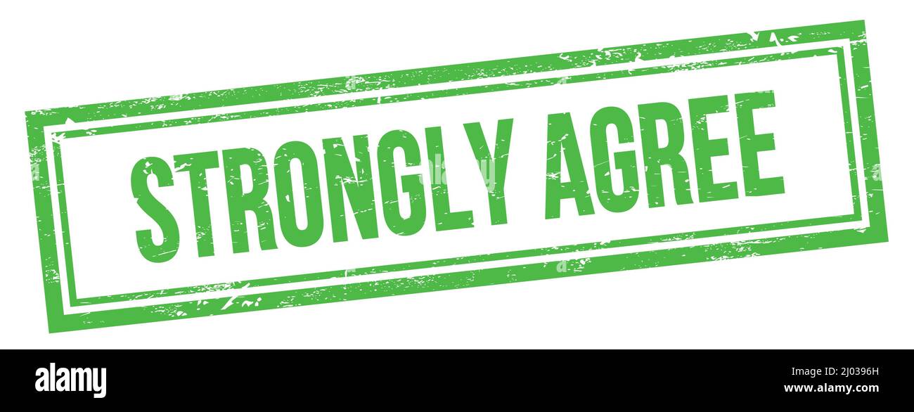Strongly agree stamp hi-res stock photography and images - Alamy