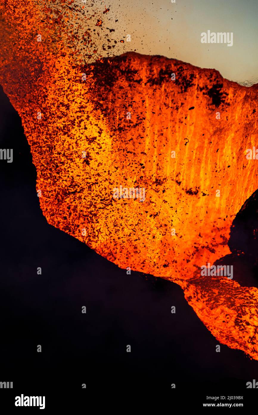 The Geldingadalir Volcanic Eruption, Fagradalsfjall, Iceland, Polar ...