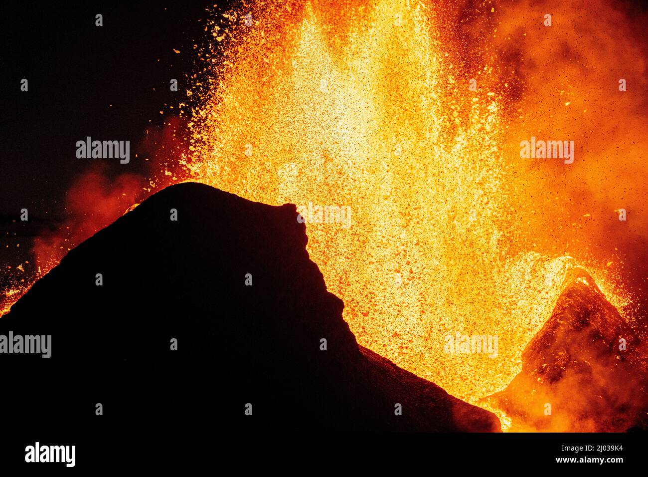 The Geldingadalir Volcanic Eruption, Fagradalsfjall, Iceland, Polar ...