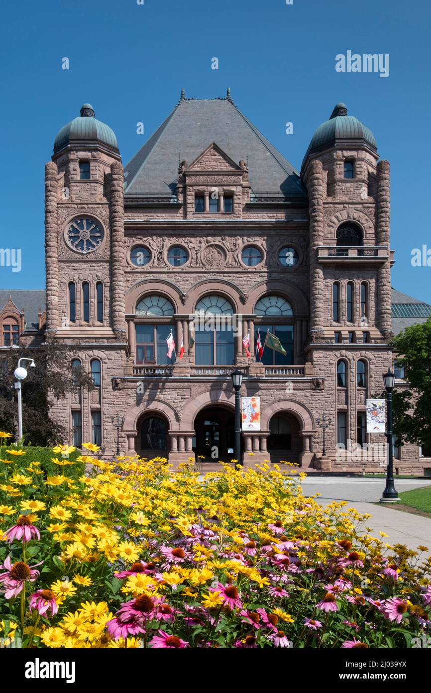 Queen's Park Legislative Assembly of Ontario Building in summer, Queens ...