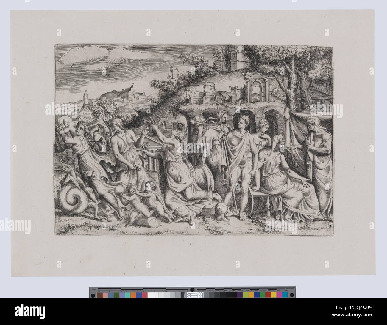 History of Jason and Medea. Giulio di Antonio Bonasone (Italy, Bologna ...