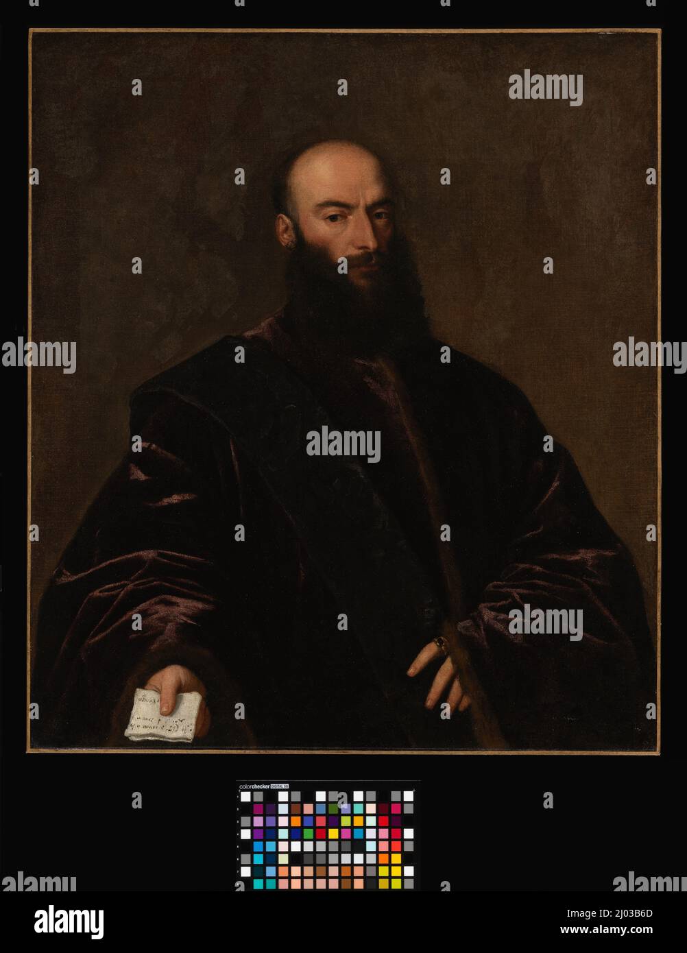 Portrait of Giacomo di Andrea Dolfin. Titian (Tiziano Vecellio) (Italy ...