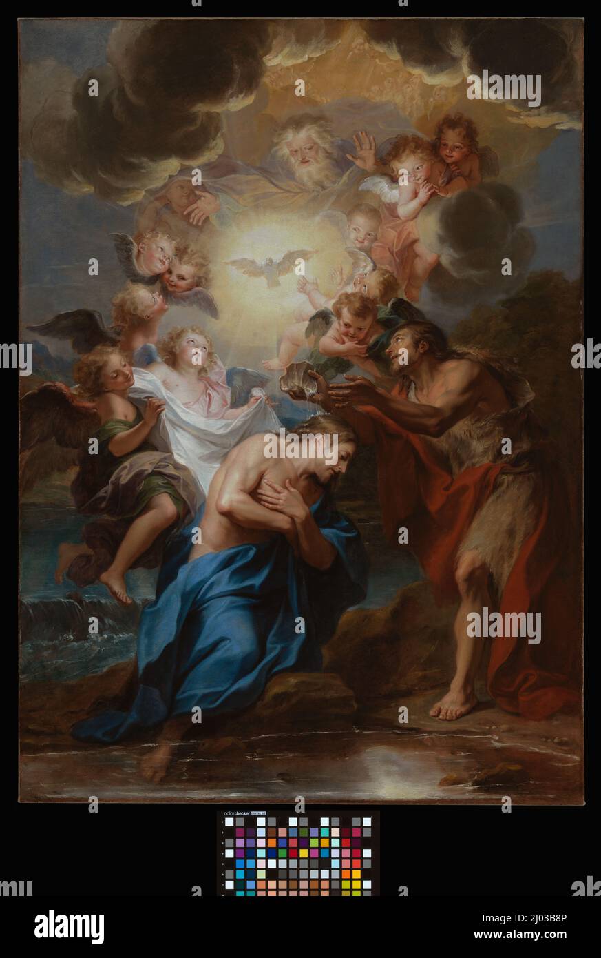 The Baptism of Christ. Antoine Coypel (France, Paris, 1661-1722 ...