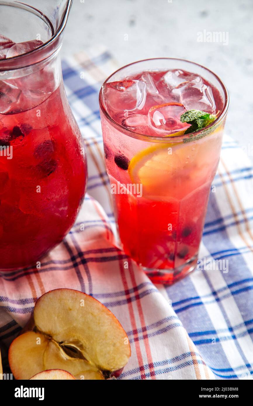 Fruits lemonade hi-res stock photography and images - Alamy