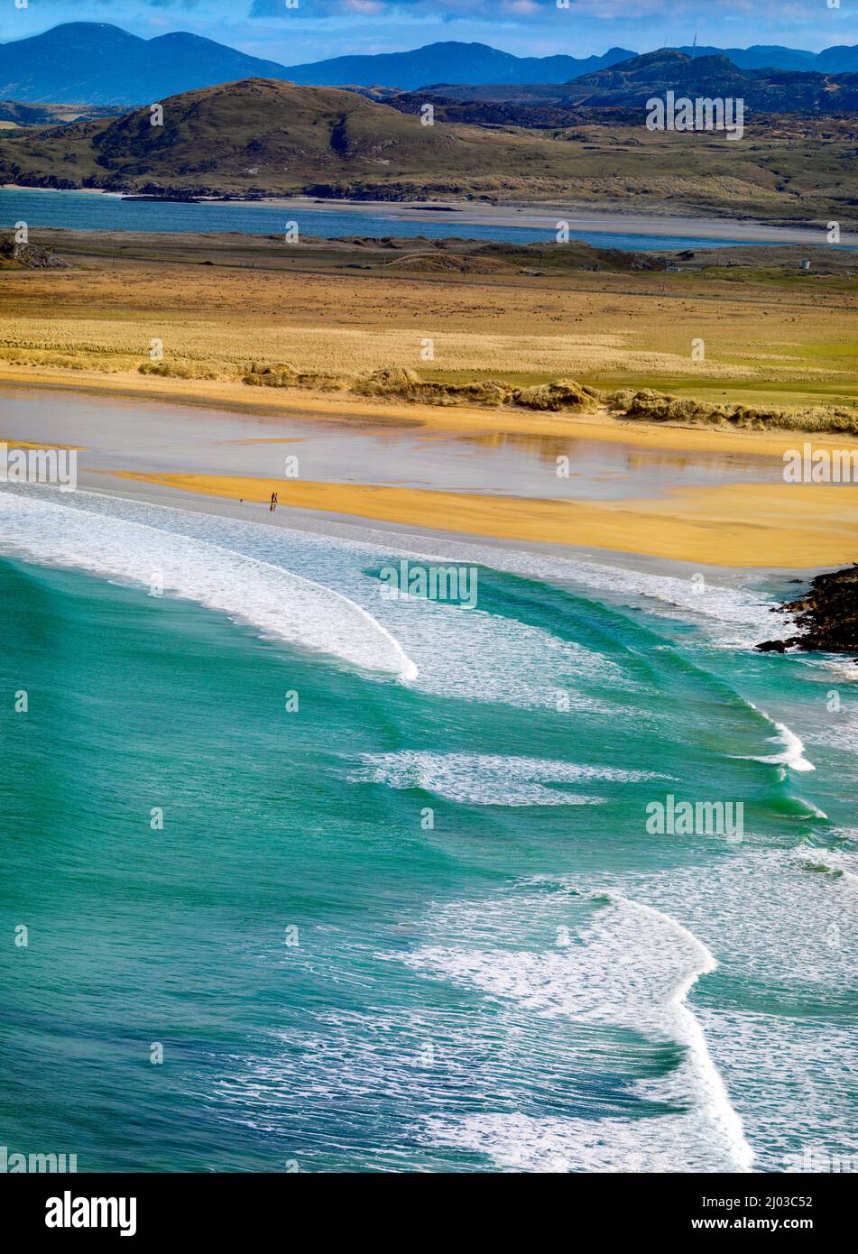 Tranarossan Beach on the Atlantic Drive in Rosguill, County Donegal ...