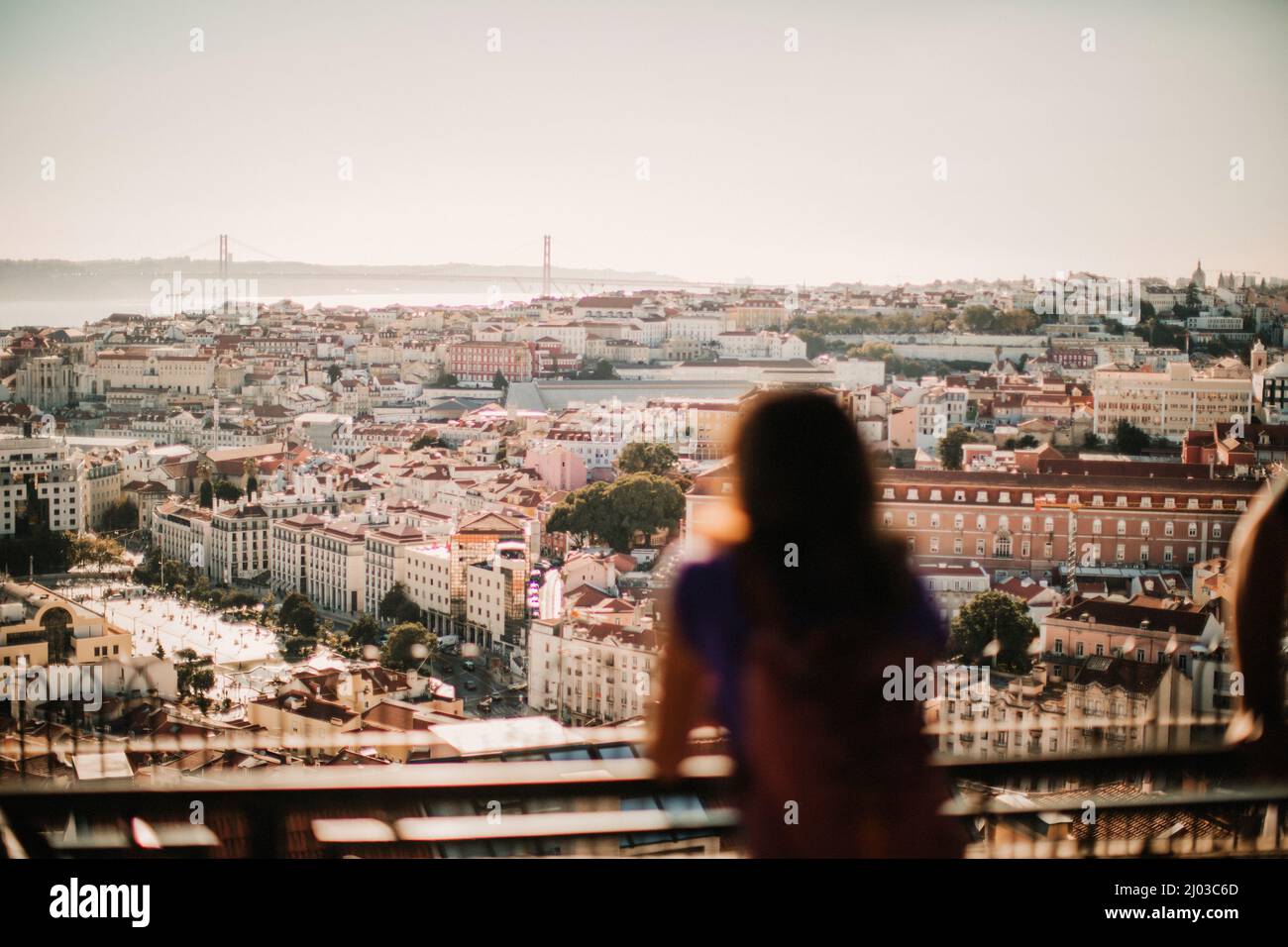 Graça view lisbon tourists hi-res stock photography and images - Alamy